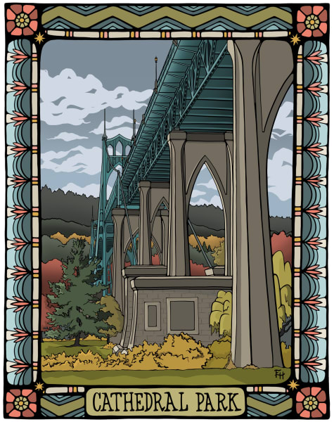 Cathedral Park by Elizabeth Holt | Artwork Archive