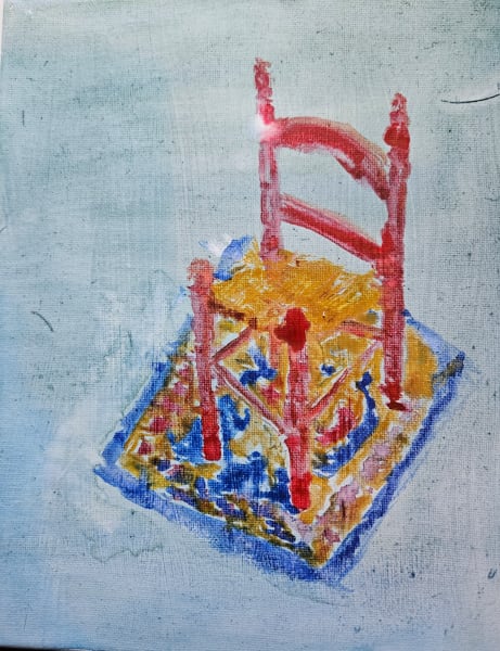 Red Chair by Ellen Frank | Artwork Archive