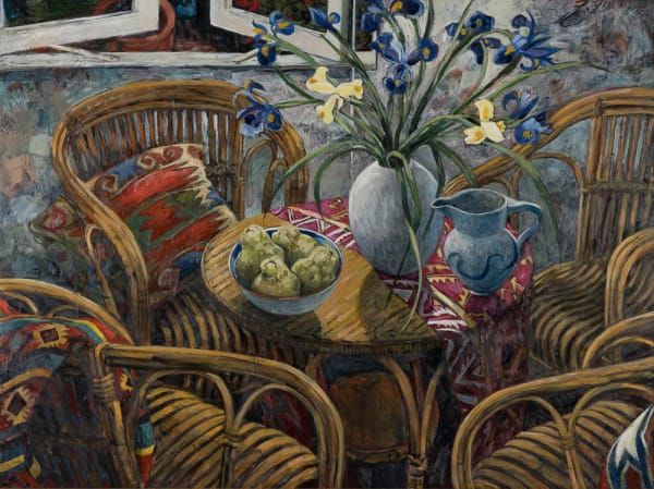 Still Life with Iris and Pears from the collection of Singleton Arts ...