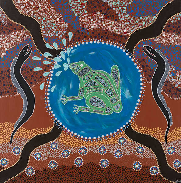 Waterhole Dreaming from the collection of Singleton Arts + Cultural ...