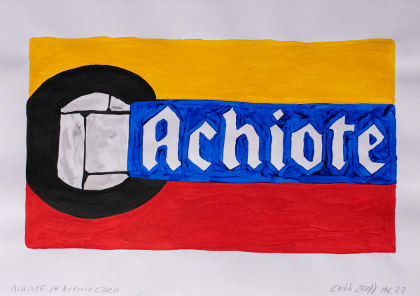 Achiote de Antonio Caro from the exhibition Una ambulancia con whisky ...