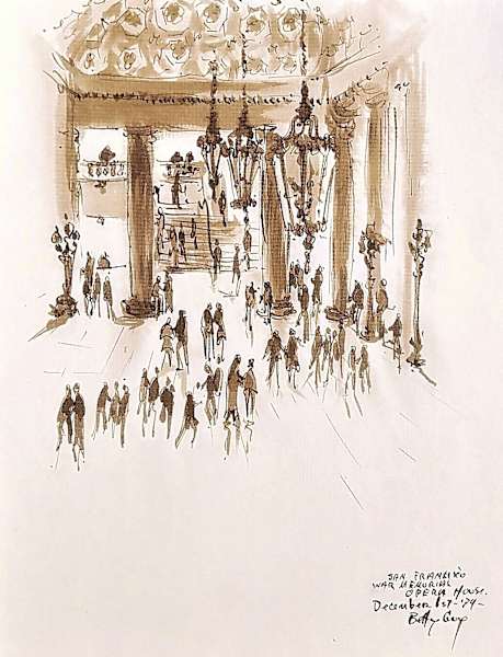 San Francisco War Memorial Opera House from the collection of The Betty ...