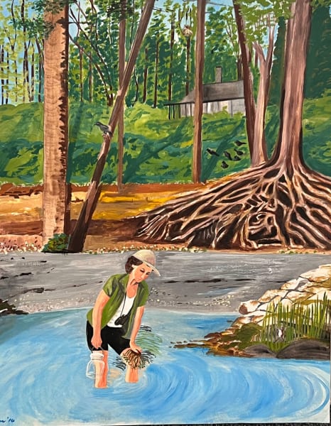 Rachel Carson Testing The Water by Wren Woodward Sarrow | Artwork Archive