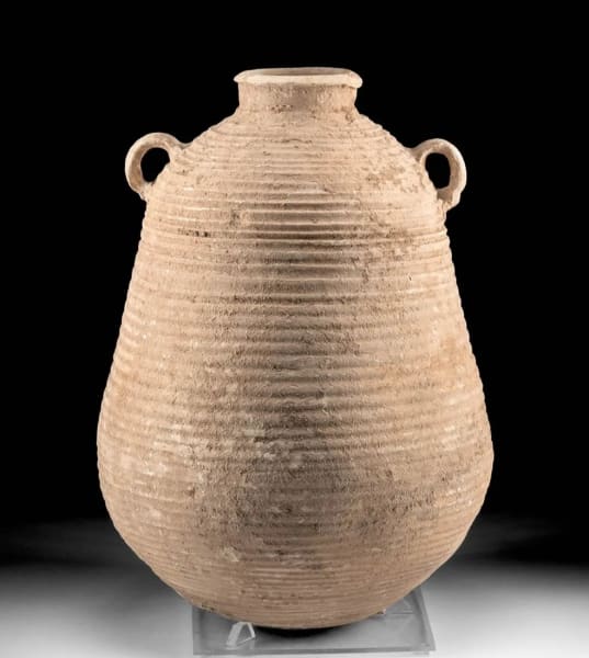 Eastern Roman or early Byzantine Empire coil-formed pottery amphora ...