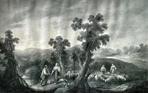 Jacob and Laban” from the collection of Collections of the Von Schmidt ...