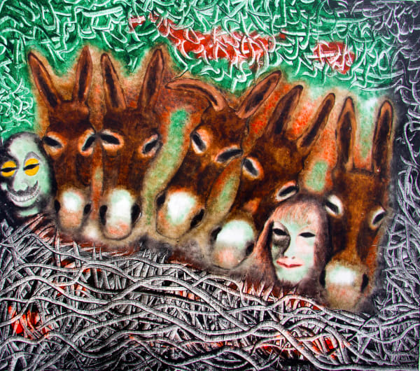 Blind Cyprus Donkeys (Kör Kıbrıs Eşekleri) by Gültekin Bilge | Artwork ...