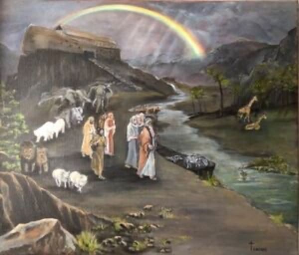 NOAHIC COVENANT - Noah and The New World Era by Peggy Teague | Artwork ...