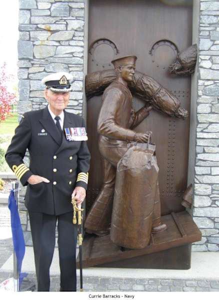 Currie Barracks WWII Commemorative Navy Statue by don-begg | Artwork ...