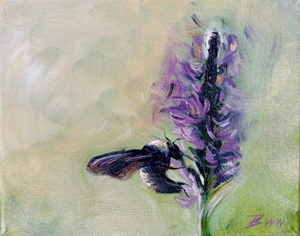 Pickerelweed and the Bee by Beth Walldorf | Artwork Archive
