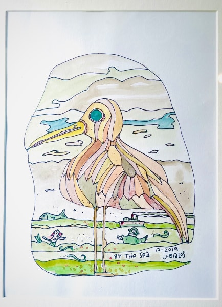 By The Sea from the exhibition Mostly Harmless ~ Artists at Play 2024 | Artwork Archive