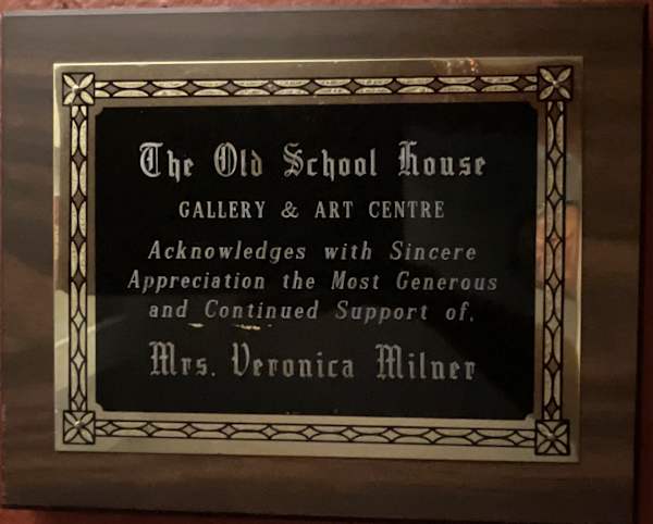 Collection Plaques and recognition from The Old School School House ...
