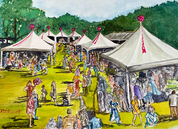 The Tyler Rose Festival from the collection of Palette of Roses Art ...