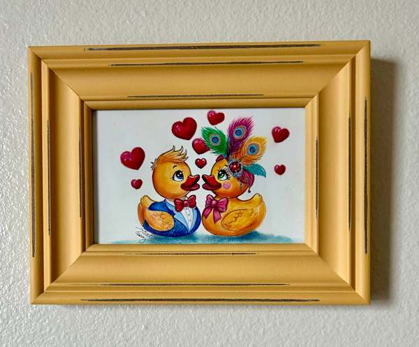 Two Love Duck from the collection of Palette of Roses Art League ...