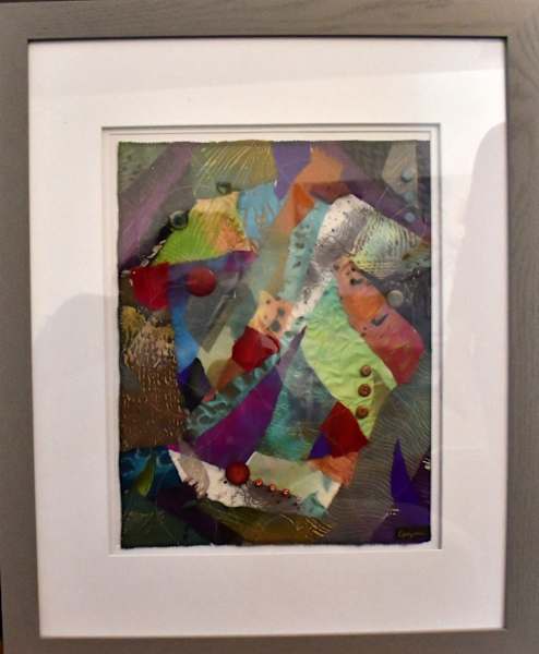 Silk Collage from the collection of Palette of Roses Art League ...