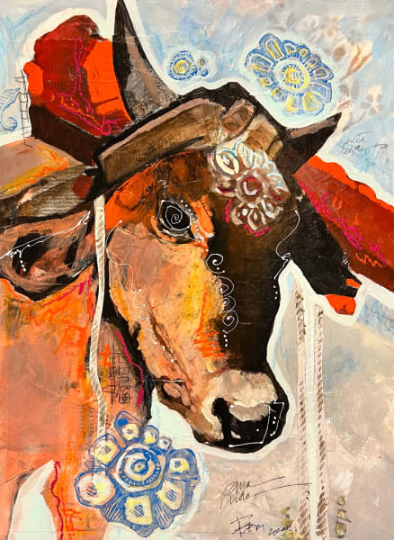 Costa Rica Orange Ox #1 by Terri Goodness | Artwork Archive