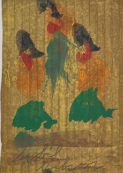 1970s "Three Muses" Watercolor Painting Sybil Gibson from the ...