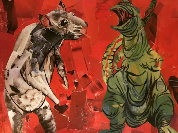 Rat v. Godzilla by Jeannie N. Hua | Artwork Archive