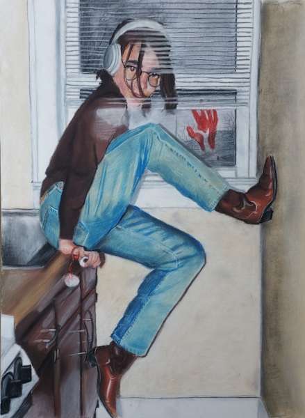 Spooky Self Portrait by Parker Dubiel | Artwork Archive