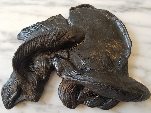 Koi Fish with Lily Pad Linoleum Block by Jan Somers | Artwork Archive