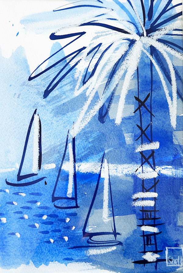 Blue Beach Series II by Shelley Wales | Artwork Archive