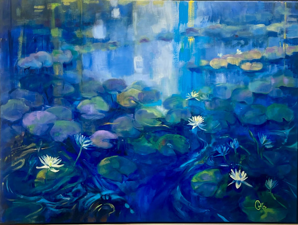 Still Water, Moving Light - Triptych (Set of 3). SOLD by Cheryl Willcox ...