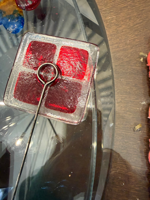 1.5” Tiny Pocket Heart Gold Leaf and Mixed Colors Keychain by Candice ...