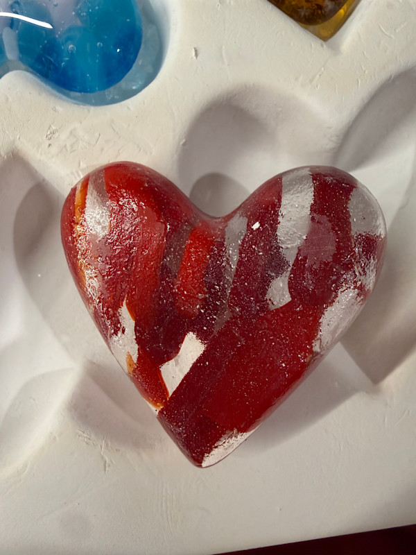 3” Heart Glass Box with 2” Heart on Bamboo Lid 1 (Ukraine Colors) by ...