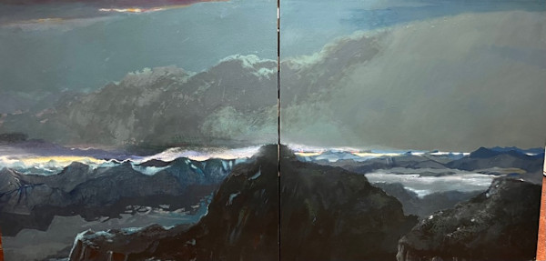 Lamentation for Lost Landscape - Panel 1 + 2 from the collection of ...