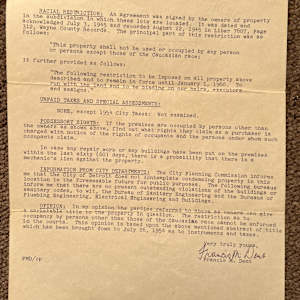 Letter to Foy & Emma McCarty from Francis M. Dent from the collection ...